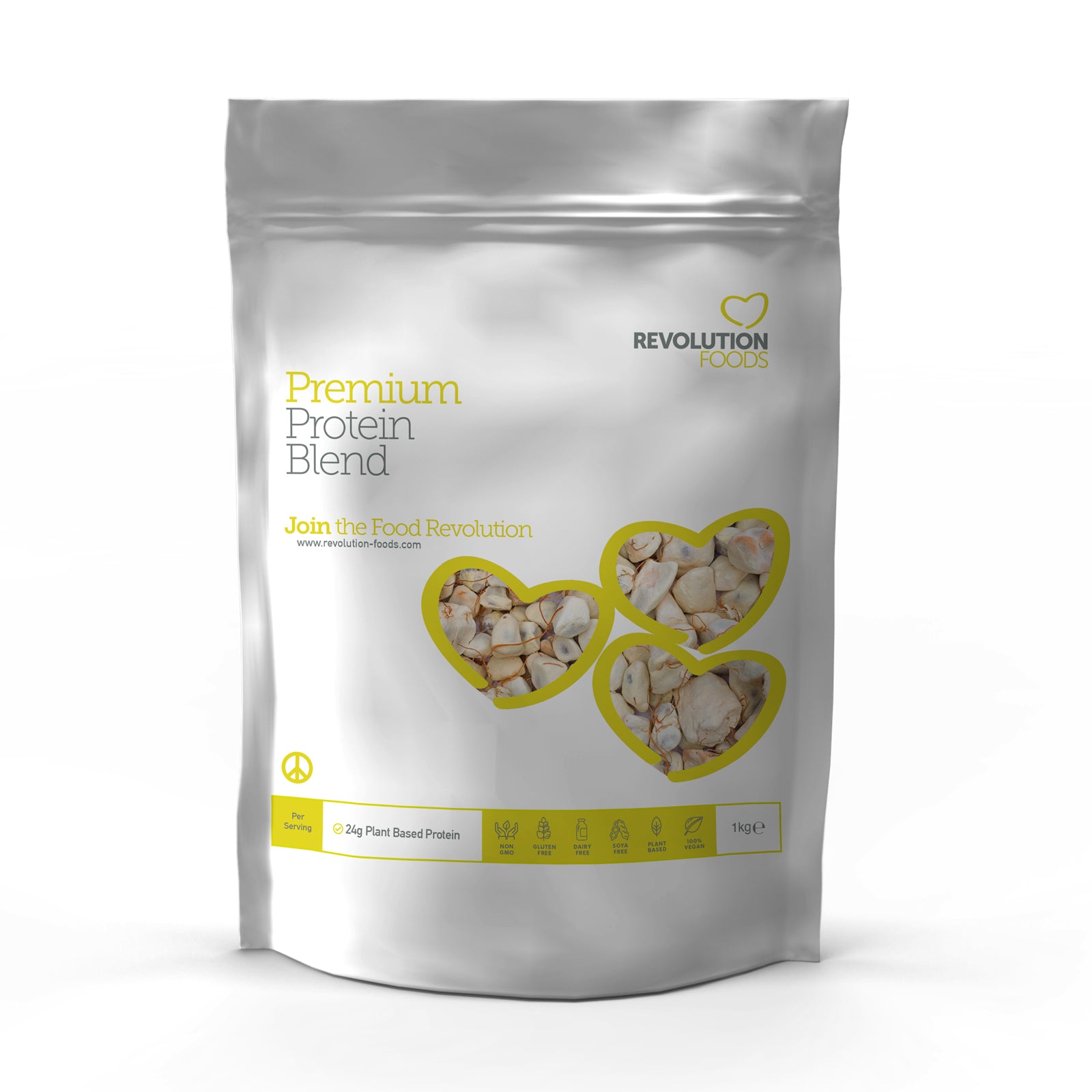 Plant Based Protein Powder Premium Blend : Revolution Foods ...
