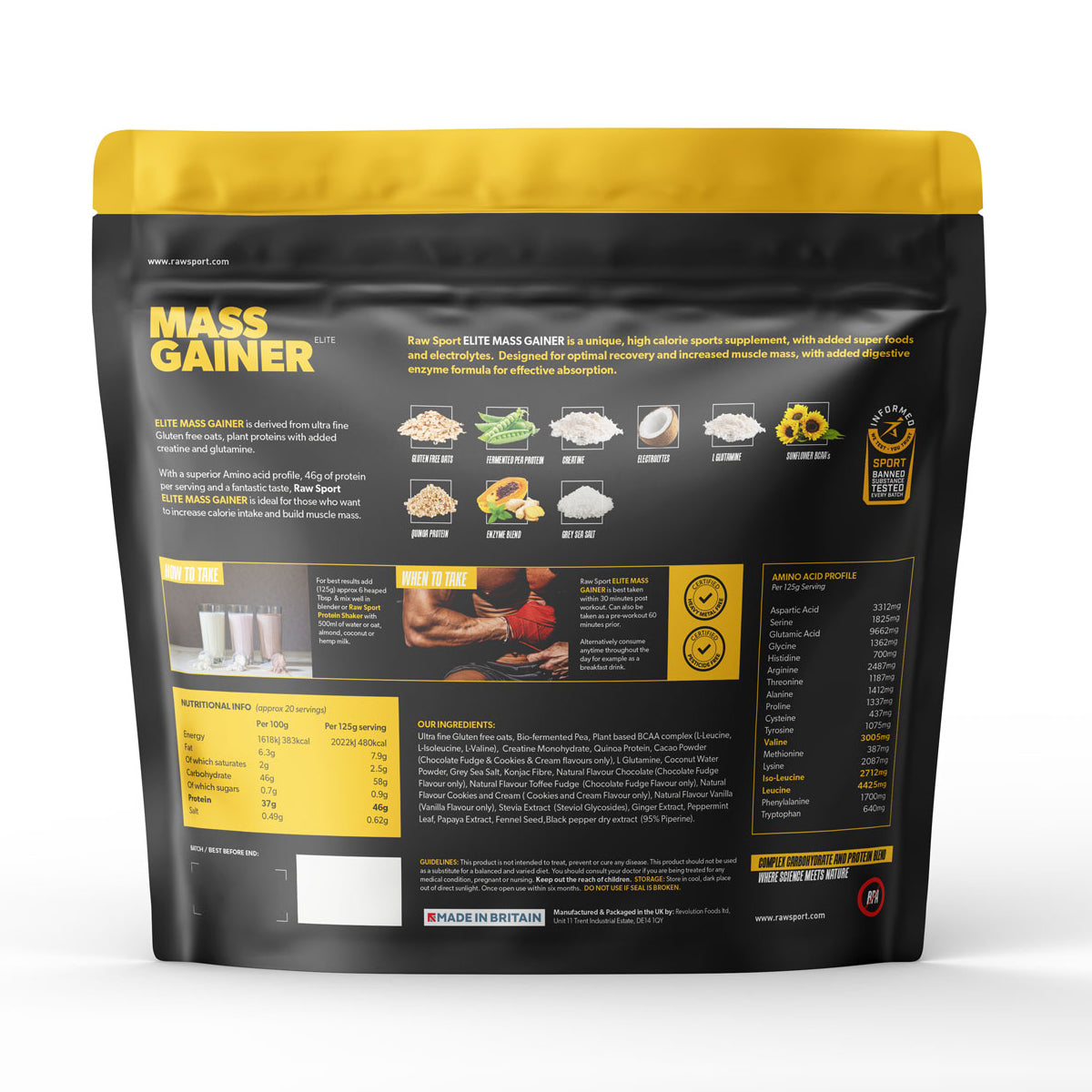 Mass Gainer Protein Powder Pro – Revolution Foods (pioneers in plant ...