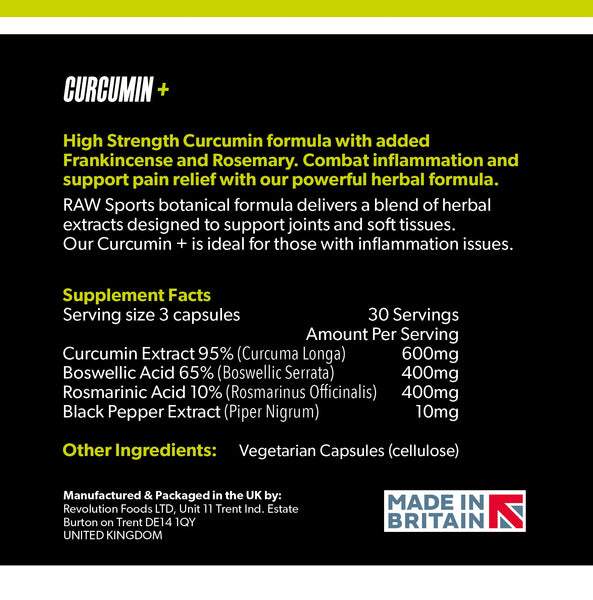 Curcumin + High Strength Formula – Revolution Foods (pioneers in plant ...