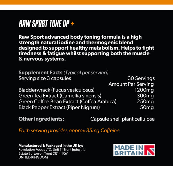 Tone Up + – Revolution Foods (pioneers in plant nutrition)